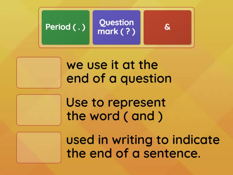 Punctuation rule - Match up