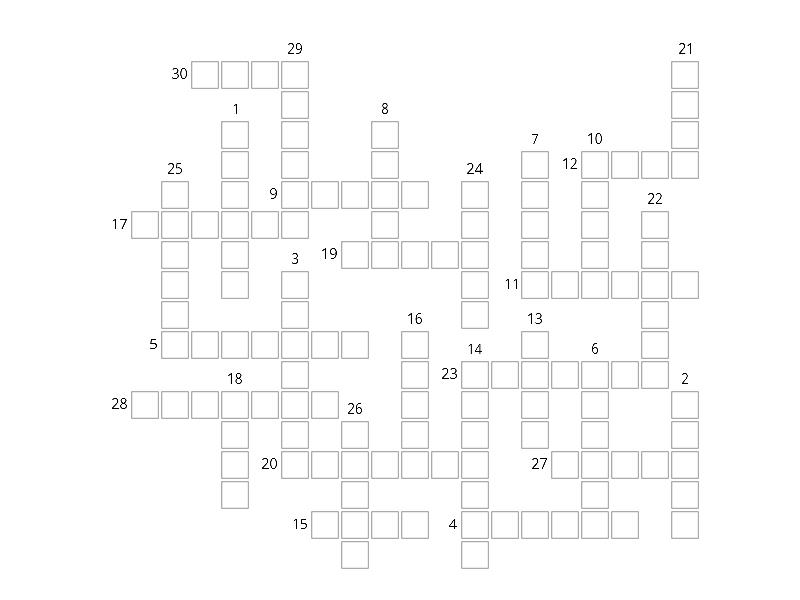 TTS RAMADHAN - Crossword
