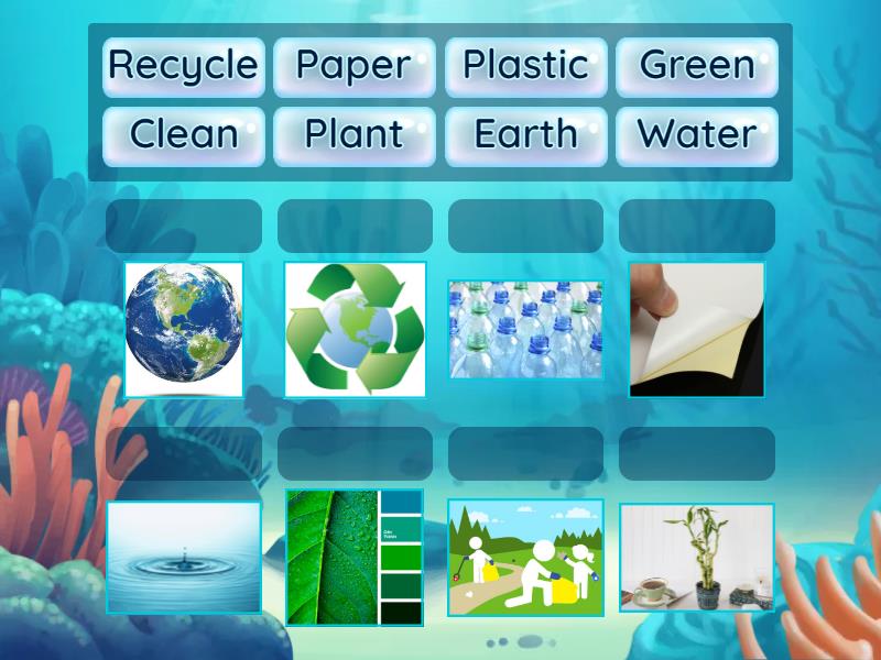 Earth day Kids Vocabulary - Match up