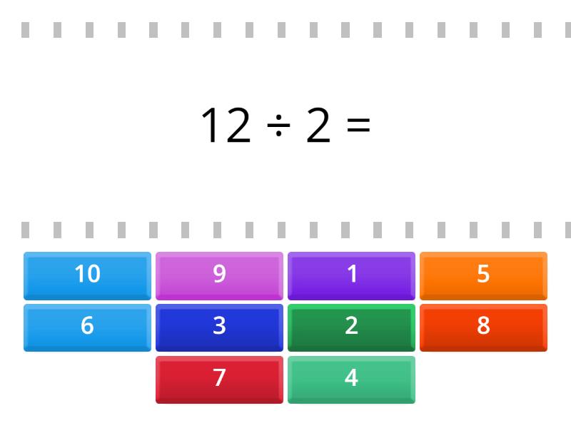 Division Grade 2 (2) - Find the match