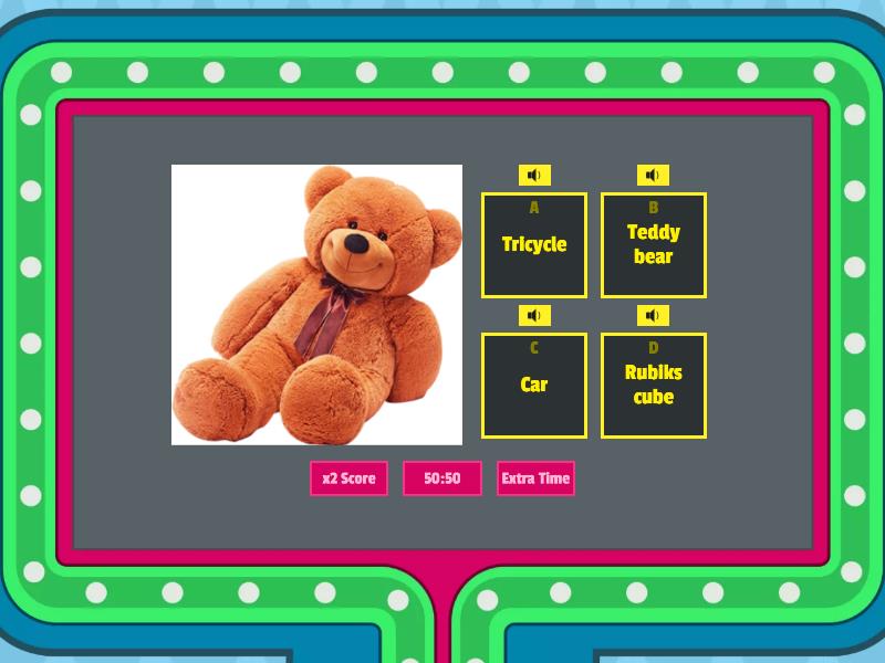 Match The Toys Up Gameshow Quiz