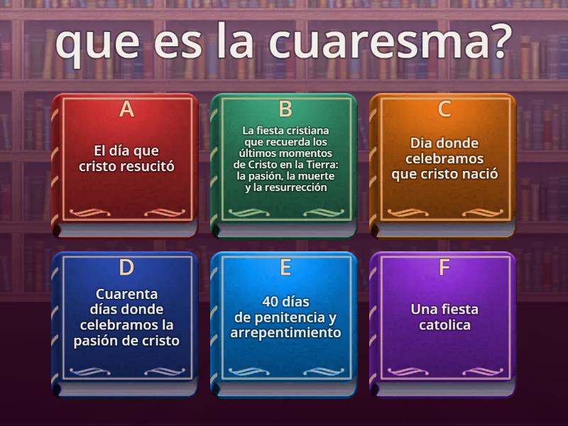 cuaresma - Quiz