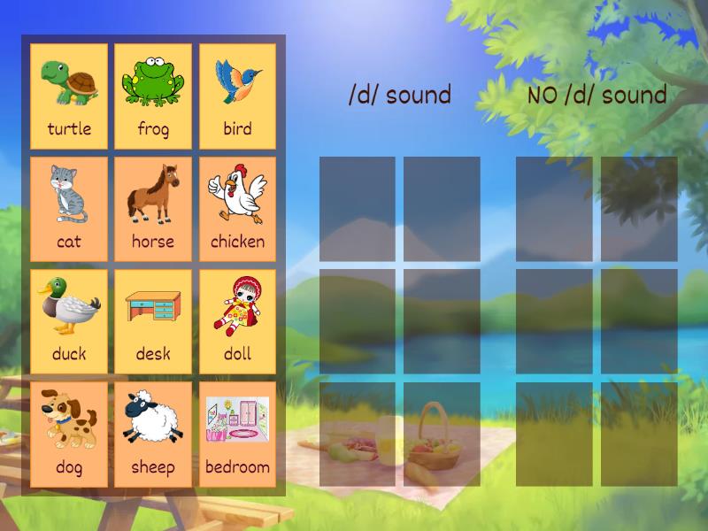 EOW2 - Unit 1 - Phonics /d/ - Group sort