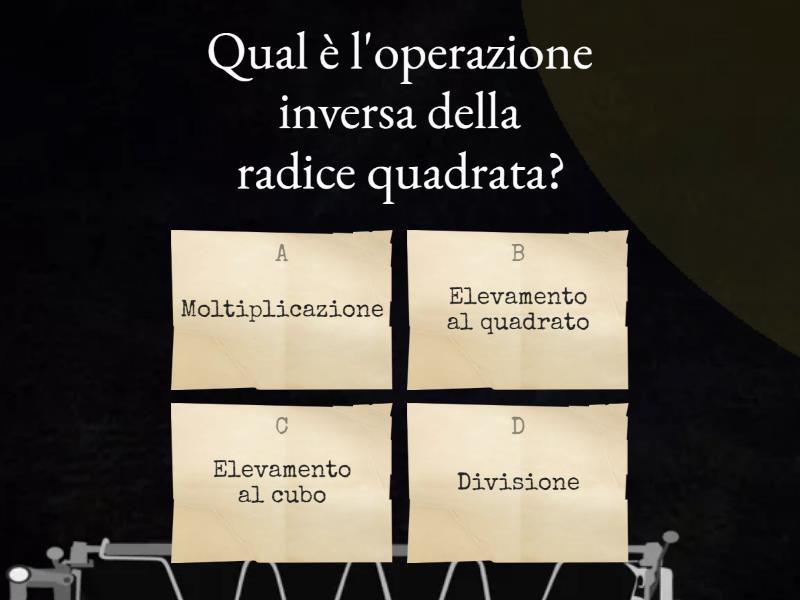Radici - Quiz