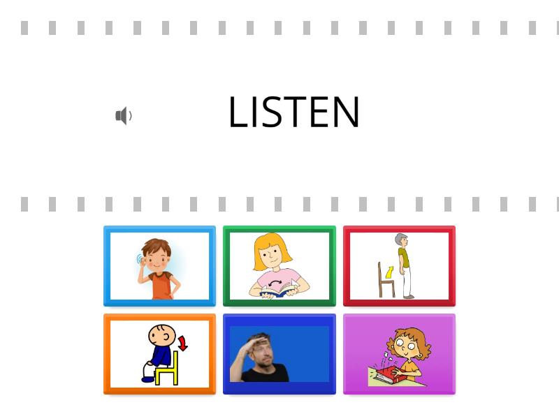 kinder and kids 1 - listen and find the picture - Find the match