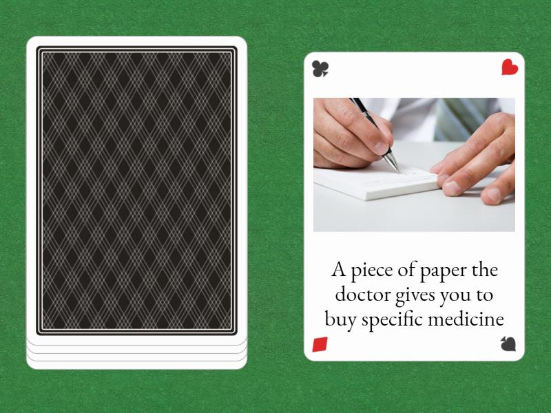 Illnesses and Symptoms - Speaking cards