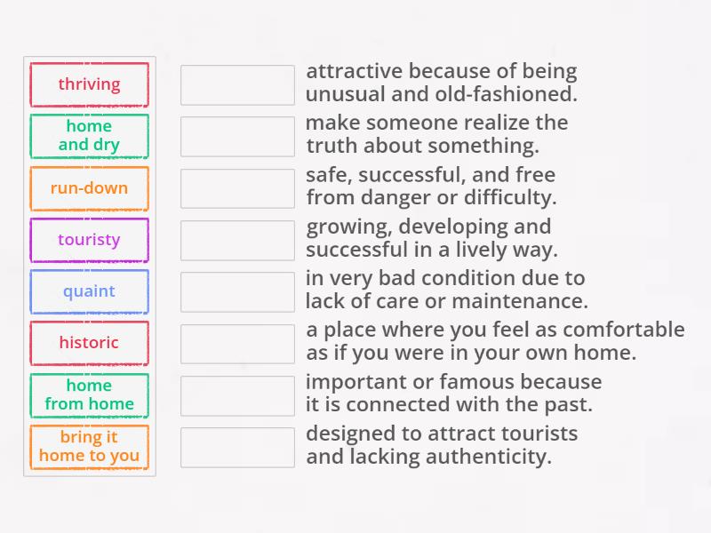 Unit 6 revision Part 1 - Match up