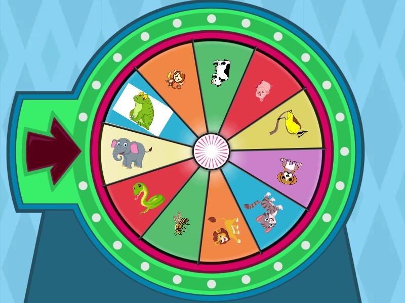 Imitando o som dos animais - Random wheel