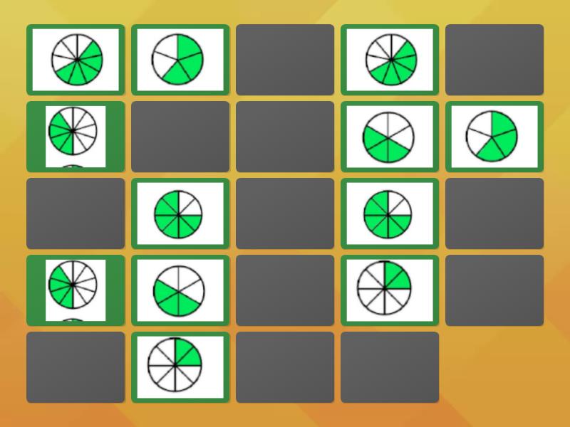 Las fracciones - Matching pairs