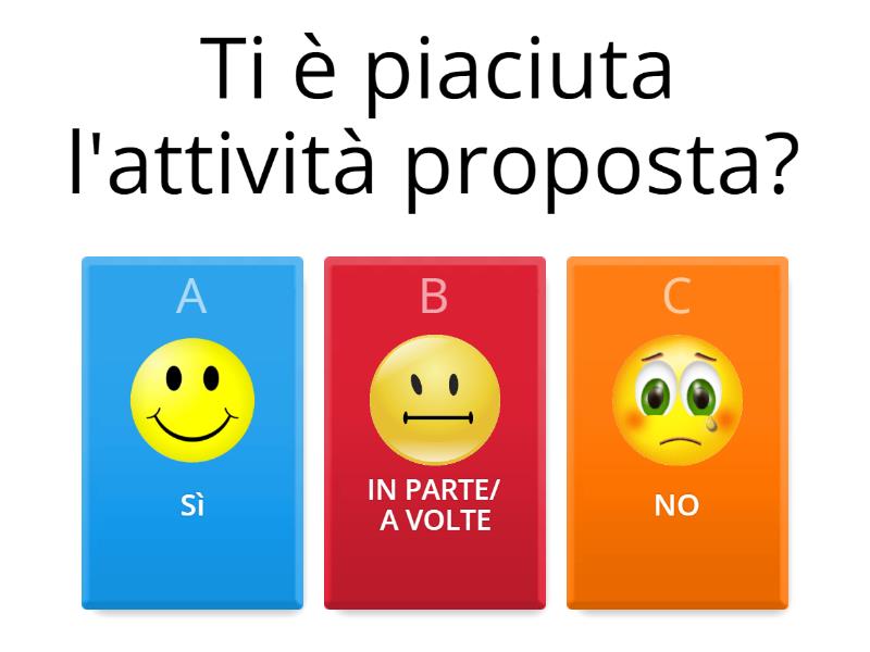 AUTOVALUTAZIONE ALUNNI - Quiz