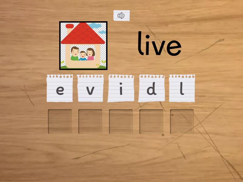 Verbs in past 2 - Anagrama