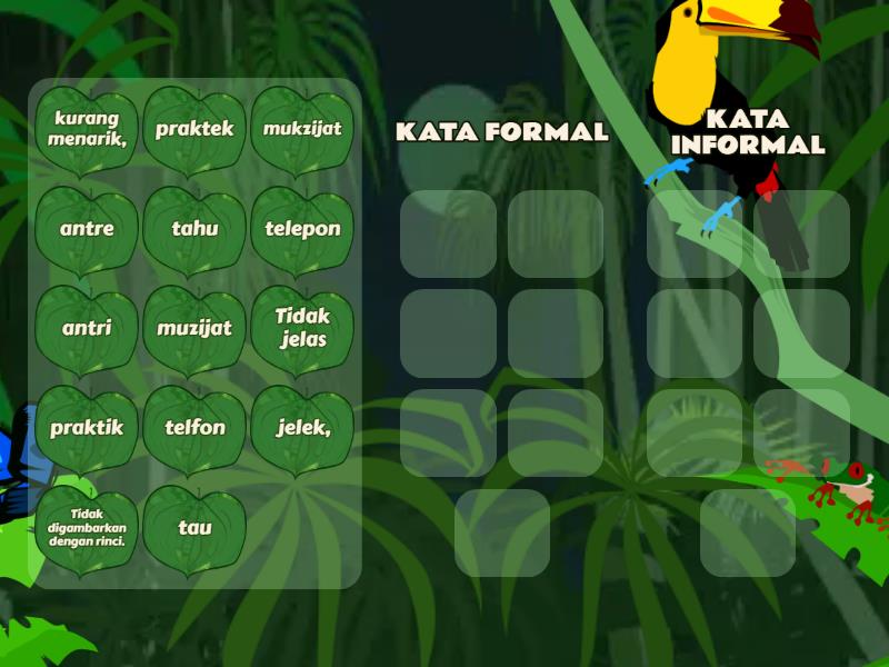 Kata Formal dan Informal - Group sort