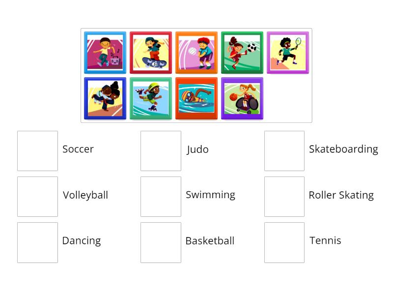 Sports Matching Game - Match up