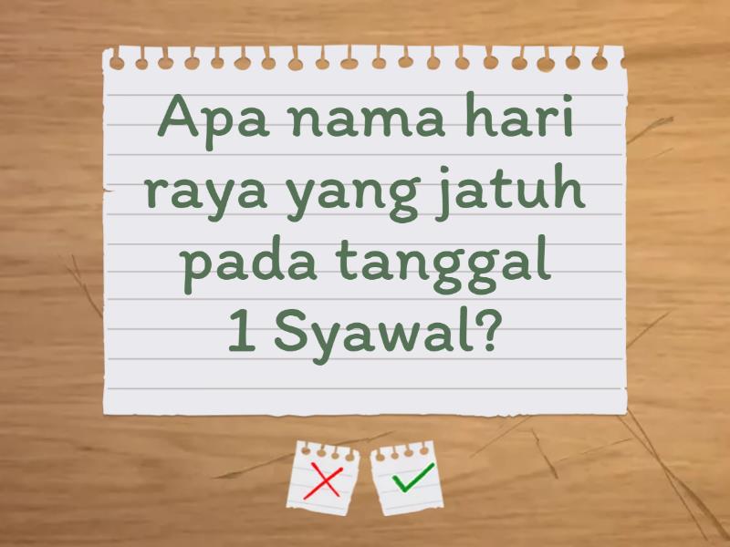BULAN HIJRIAH - Flash cards