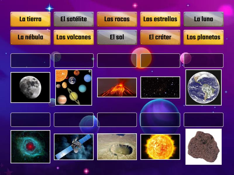 Vocabulario- sistema solar - Match up