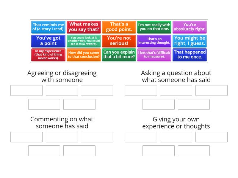 RM B2 1D useful phrases 1 - Group sort