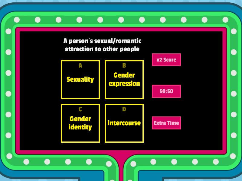Sexuality Glossary Tutorial 2 - Gameshow quiz