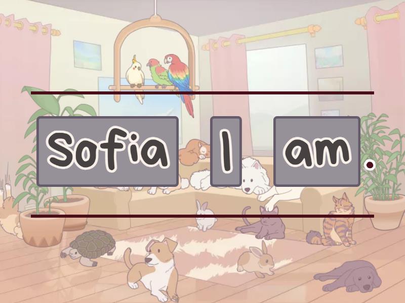 AS1 - Unit 1: Make the correct sentences. - Unjumble