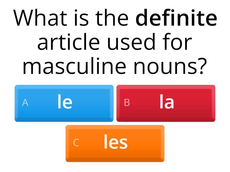 Definite & Indefinite Articles - Quiz
