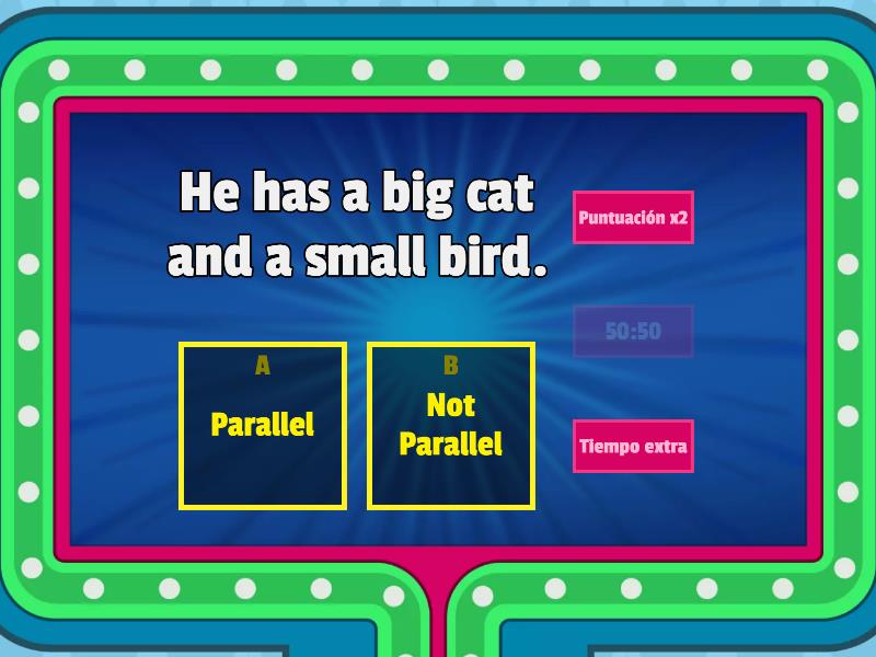 TOEFL SKILLS24-26 Parallel Structure - Concurso de preguntas