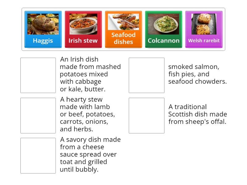 Celtic Food - Match up