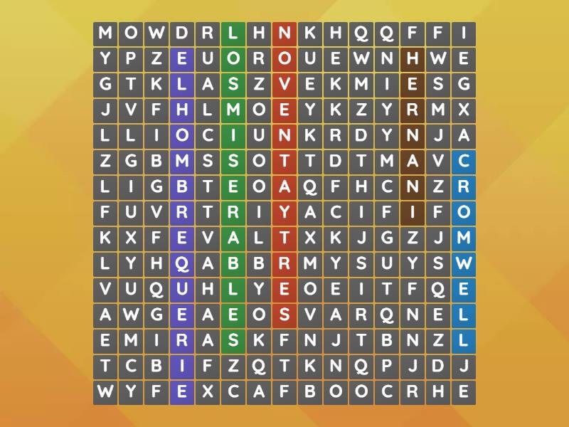 victor hugo - Wordsearch