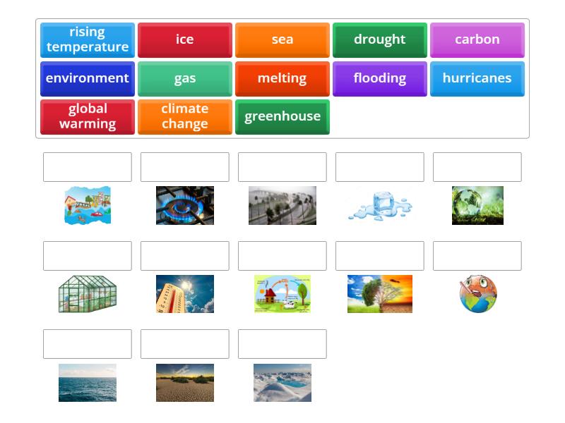 easy vocabulary - Climate Change- prof. Polizzi - Match up