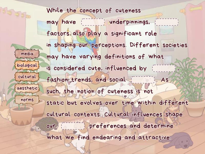 Cultural Influences - Complete the sentence