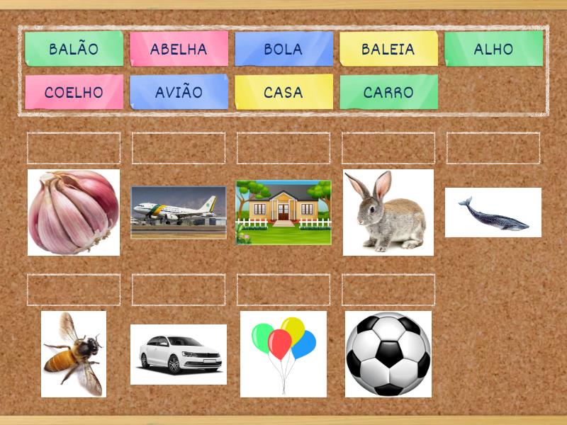 Parear palavra e Imagem - Match up