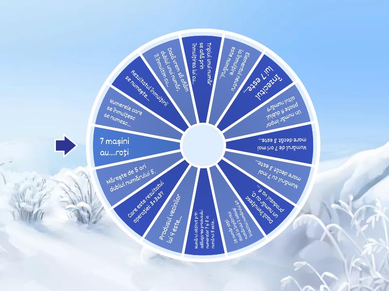 Recapitulare - Random wheel