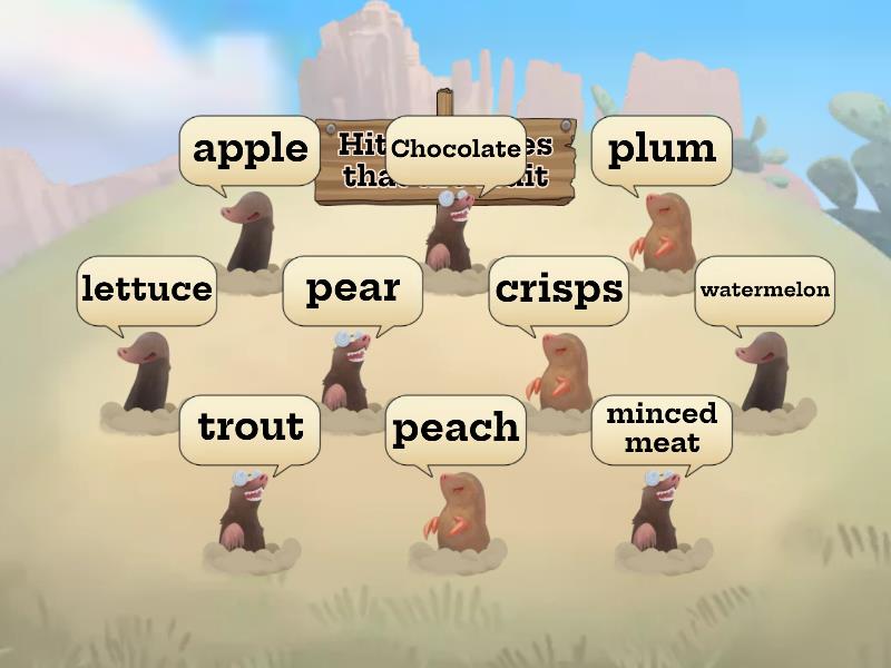 Fruit - Whack-a-mole