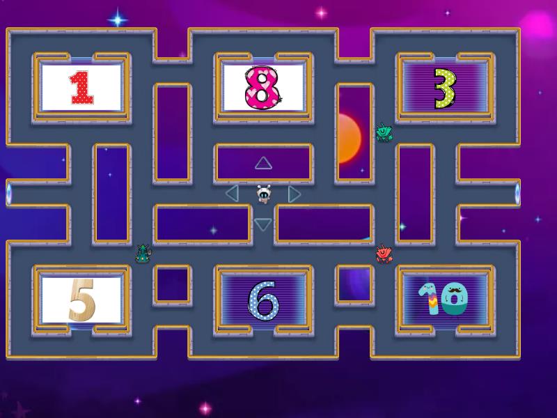 Numbers 1-10 - Maze chase