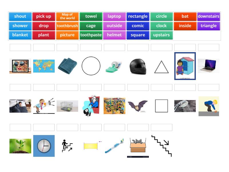 Ms Cindy's class 246 - New vocabularies - Shift 2 - Match up