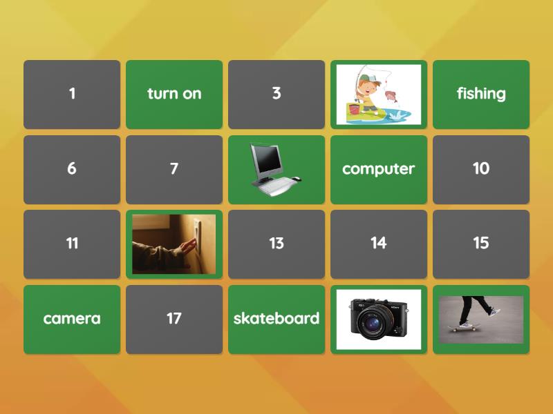1-3 unit vocabulary review - Matching pairs