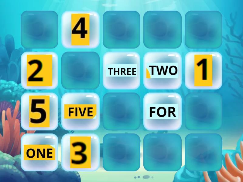 The Numbers - Matching pairs