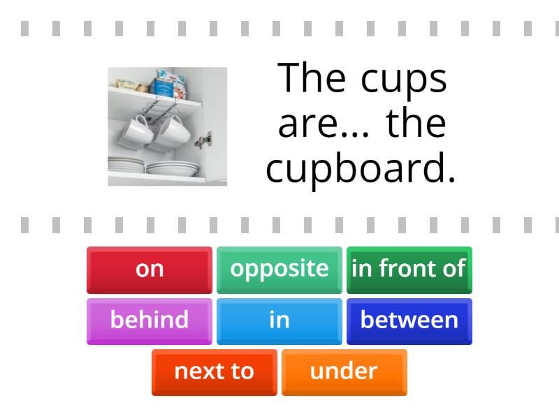 TT2 unit 7 prepositions of place - Find the match