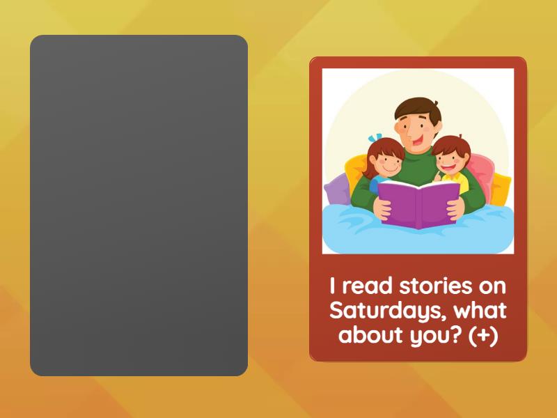 Present Simple (affirmative and negative) - Random cards