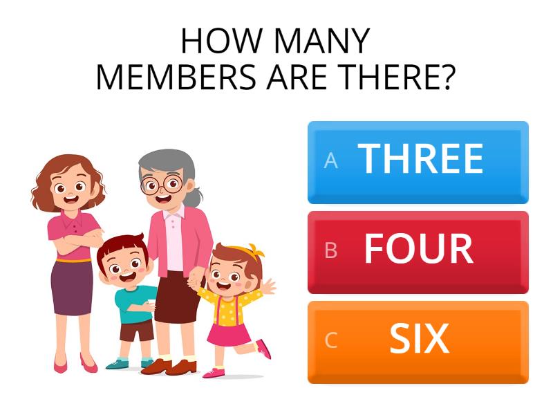 HOW MANY MEMBERS ARE THERE? - Quiz