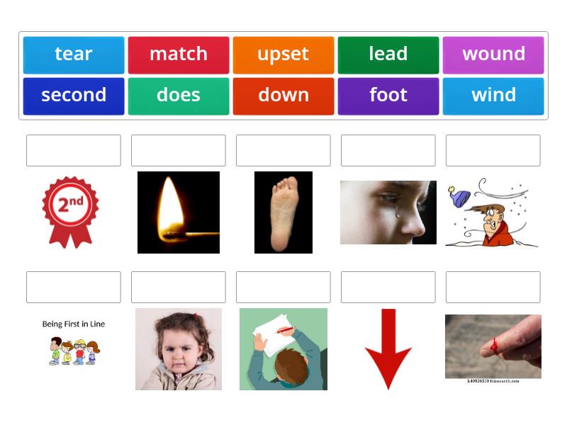 Unit 5 week 1 Spelling - Match up