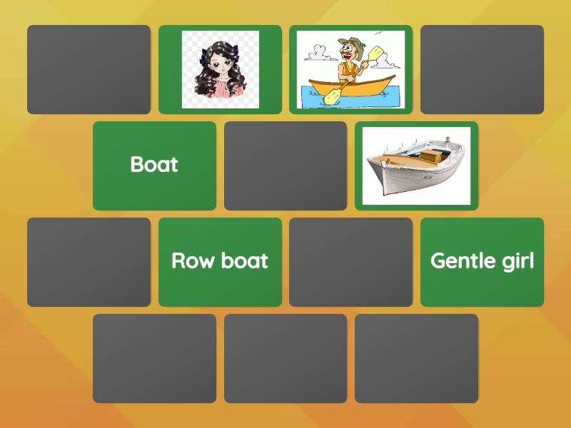 BB8.4 row row row your boat - Matching pairs