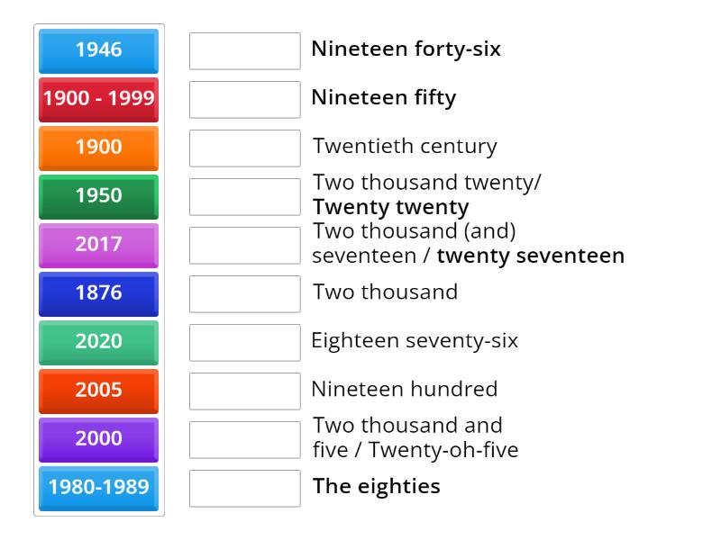Matching Dates - Match up