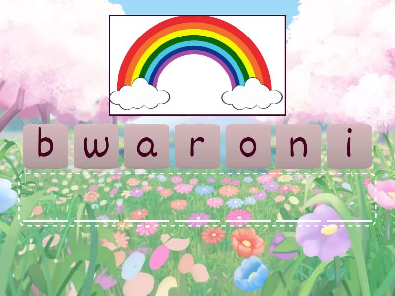 blend words - Anagrama