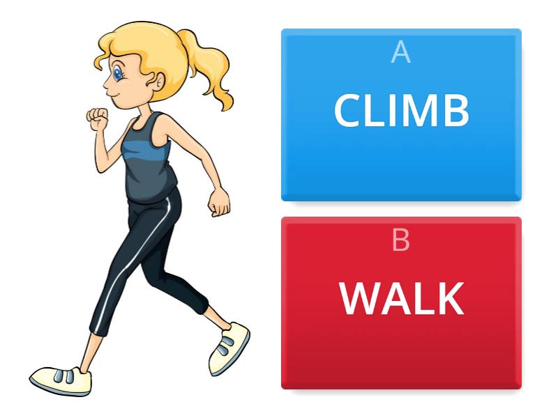 ACTION VERBS (Hop Into English A) - Quiz