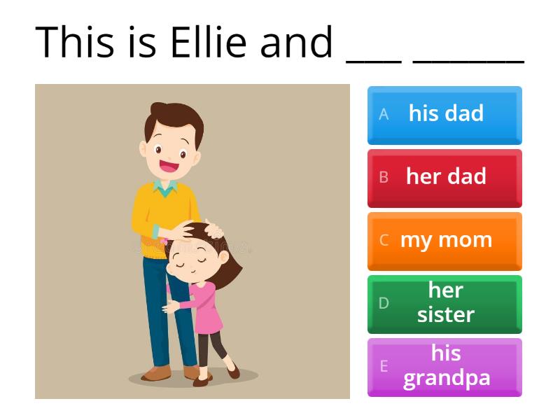 possessive pronouns his/her/my - Cuestionario
