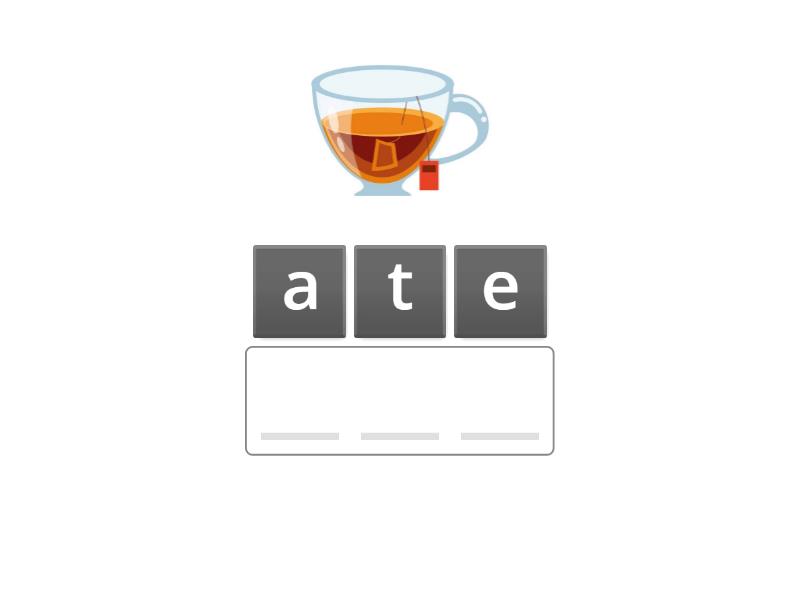 Pp2 Phonics -ea, -ee - Anagram