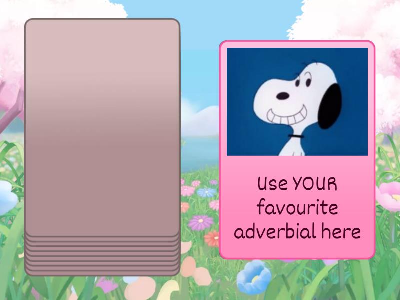 Inversion. Speaking task - Speaking cards