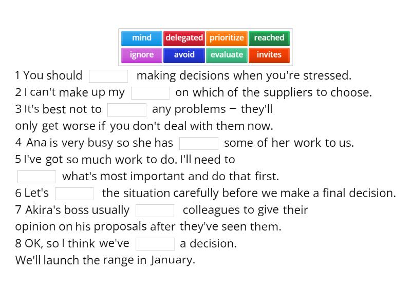 E-book WW u 11 ex2 b1 - Complete the sentence