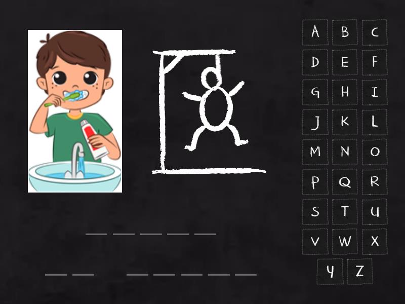 Daily routines - Hangman