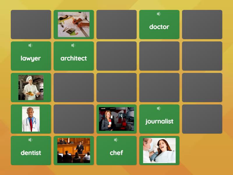 Jobs memory game - Matching pairs