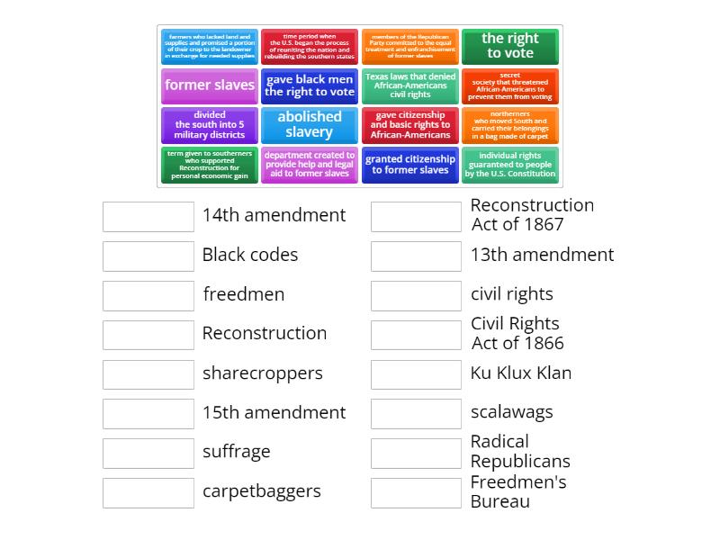 Reconstruction - Match up